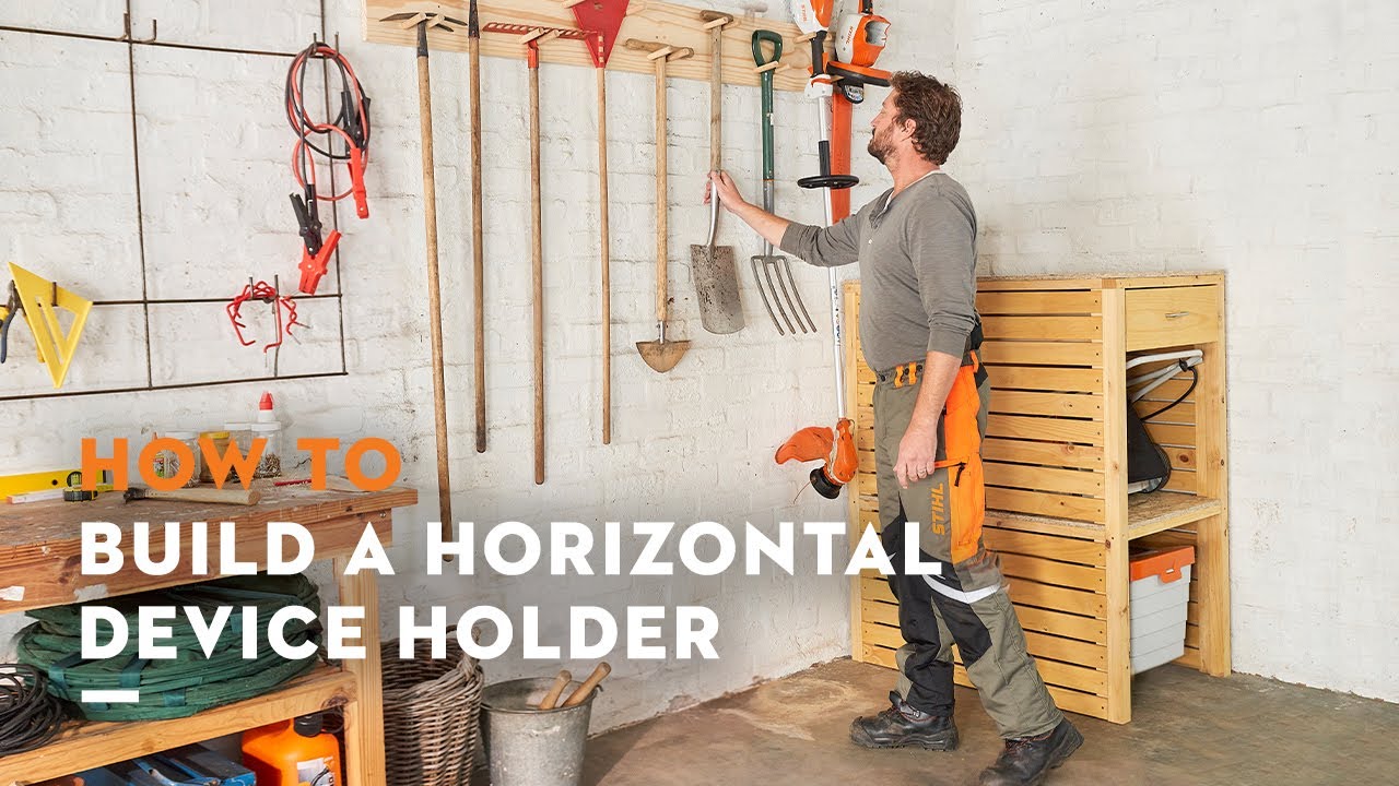 STIHL manual: build a horizontal storage | Robot Maniak