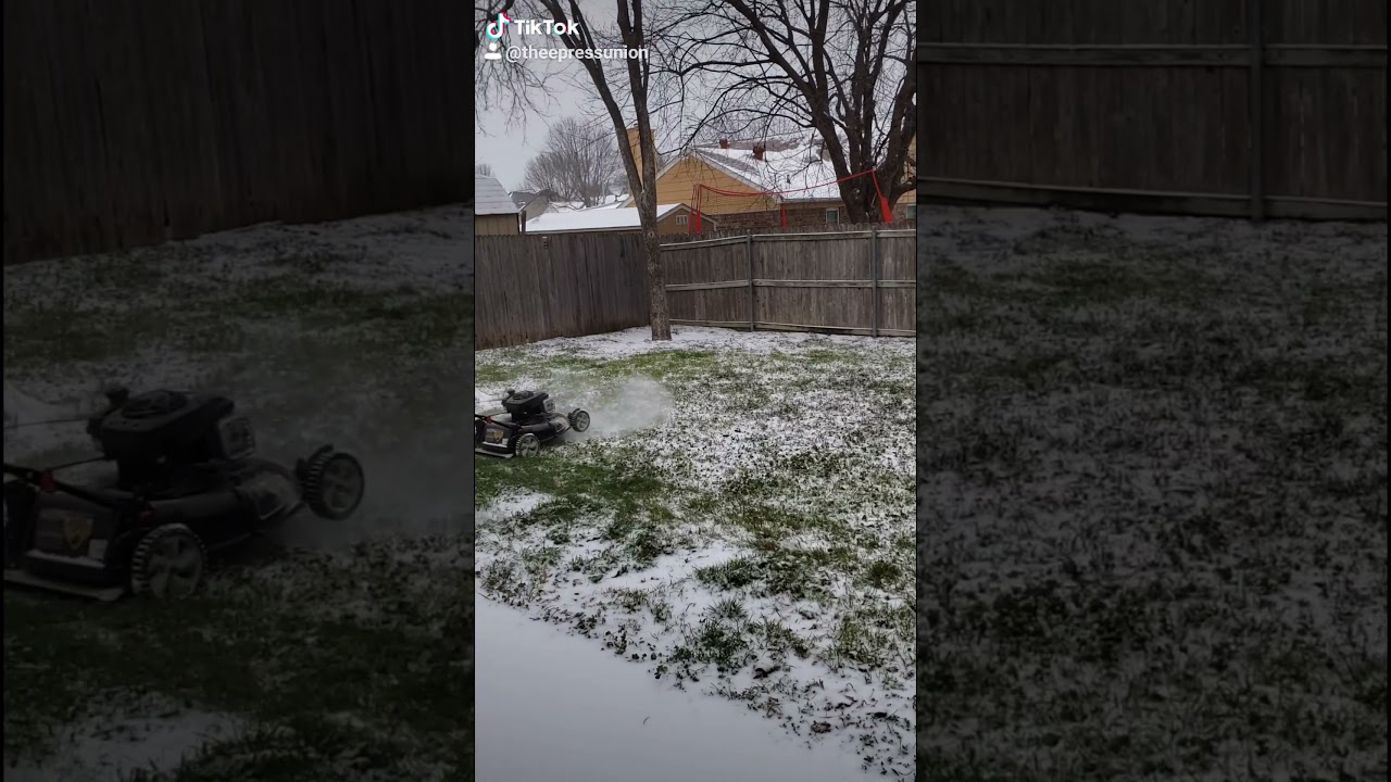 Blind roommate mowing the yard.. | Robot Maniak