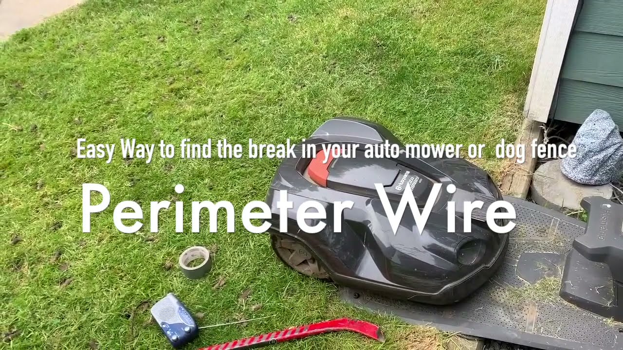 Husqvarna Auto mower, HACK. How to find a broken perimeter wire using a ...