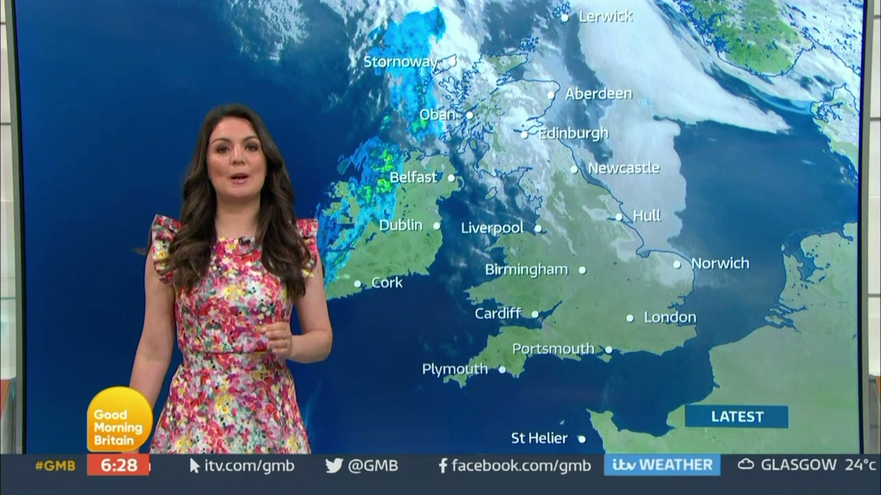 Laura Tobin - Good Morning Britain Weather 1st June 2021 | Robot Maniak