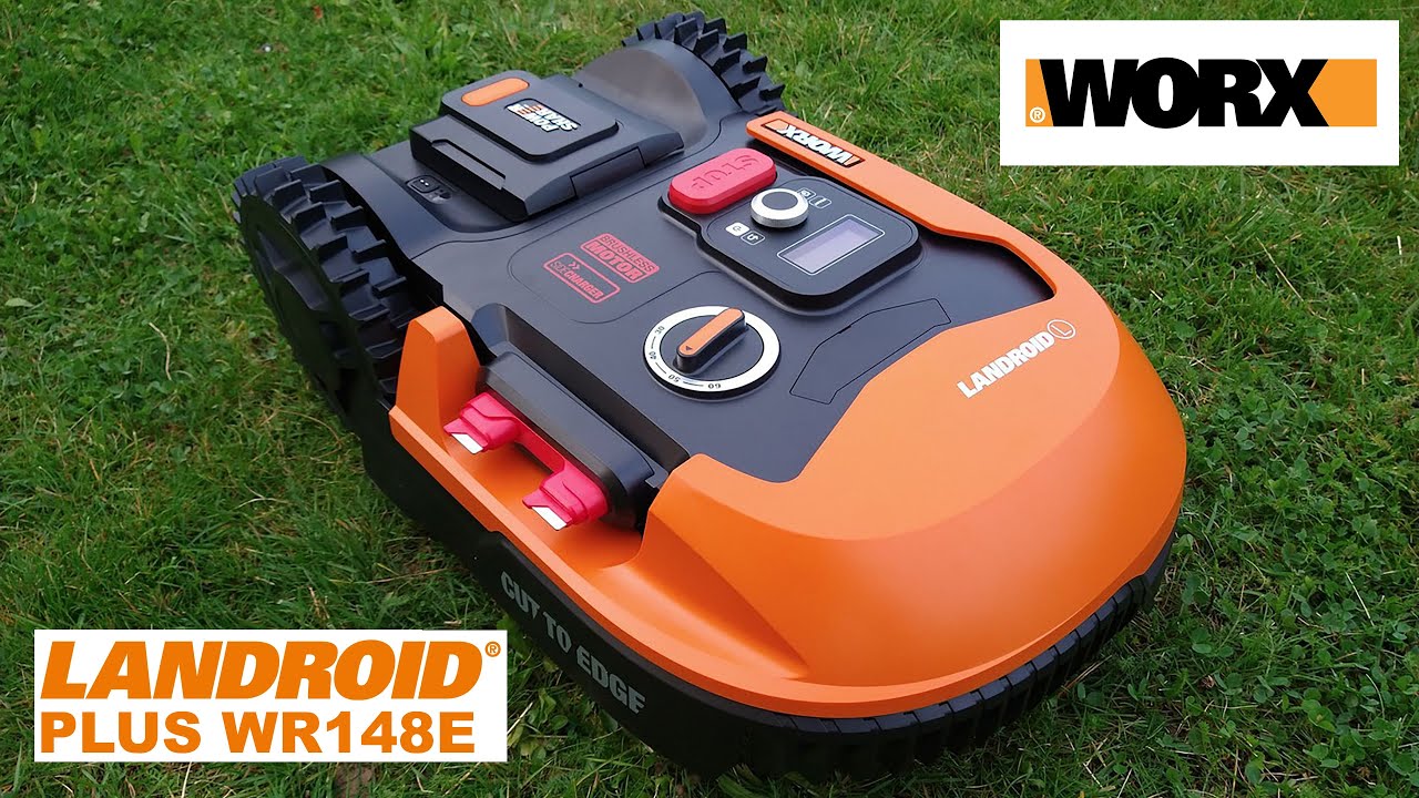 Robot Mower WORX Landroid WR148E - First run | Robot Maniak