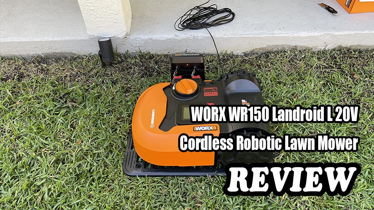 WORX WR150 Landroid L 20V Cordless Robotic Lawn Mower - Review 2022 ...