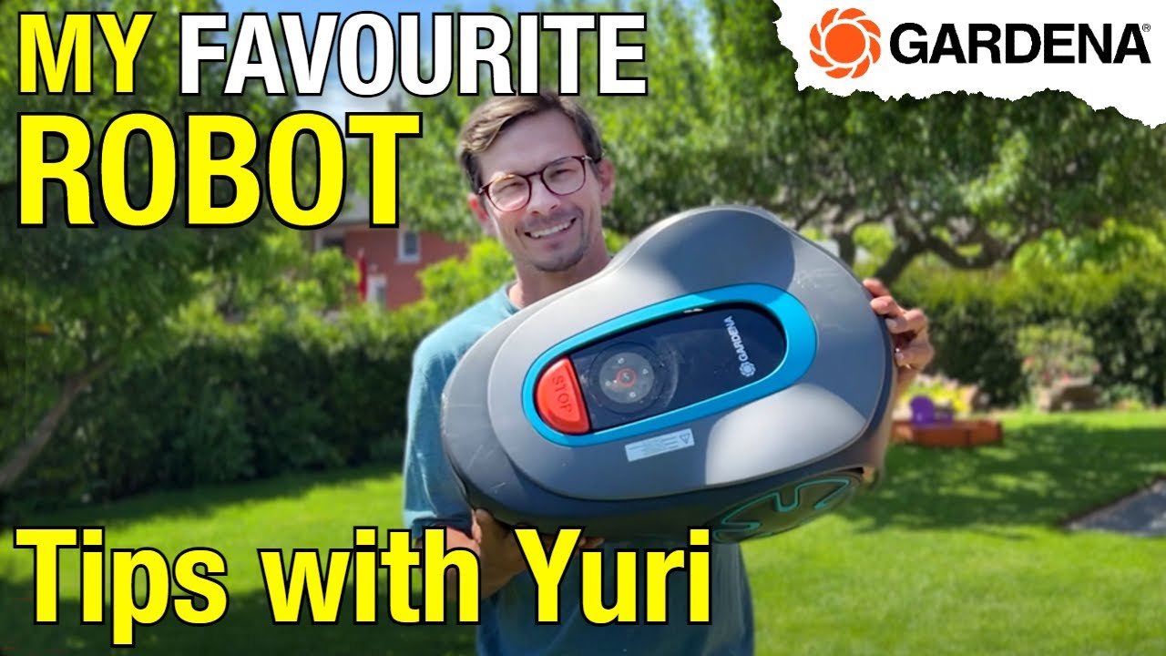 Gardening Tips With Yuri | Episode #2 | GARDENA Robotic Mower Features ...