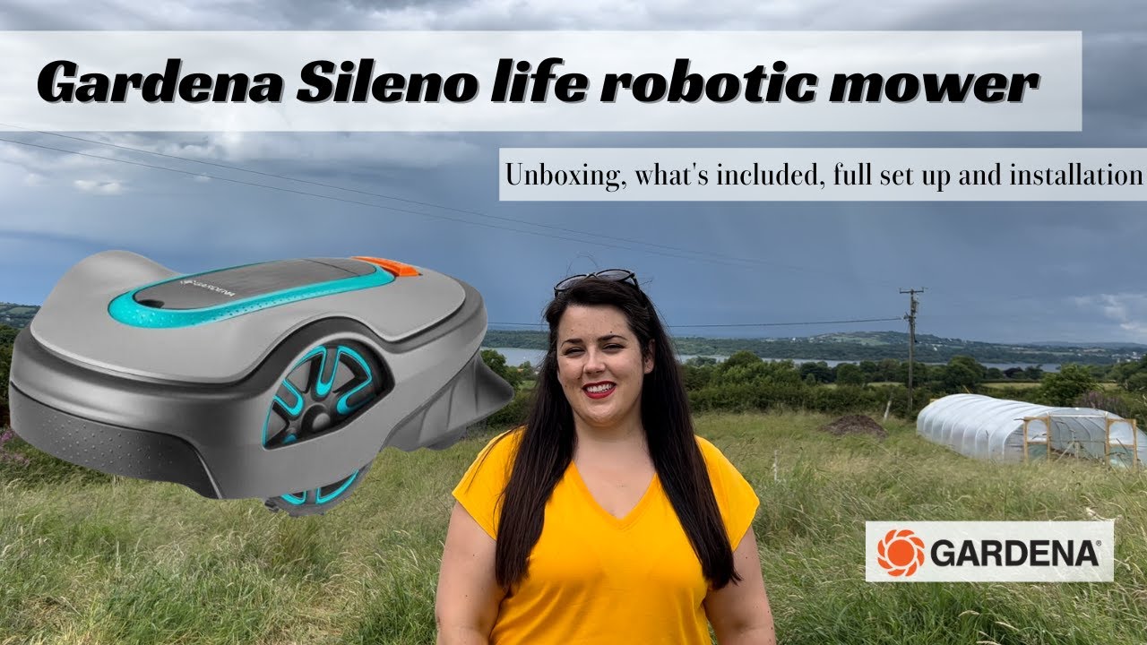 Gardena Sileno life robotic mower - unboxing & set up | Robot Maniak