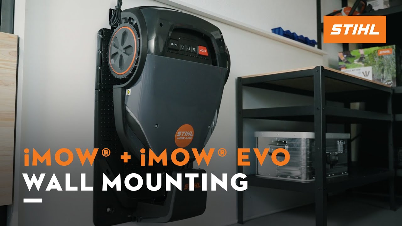 STIHL iMOW® robotic lawn mower I Wall mounting | Robot Maniak